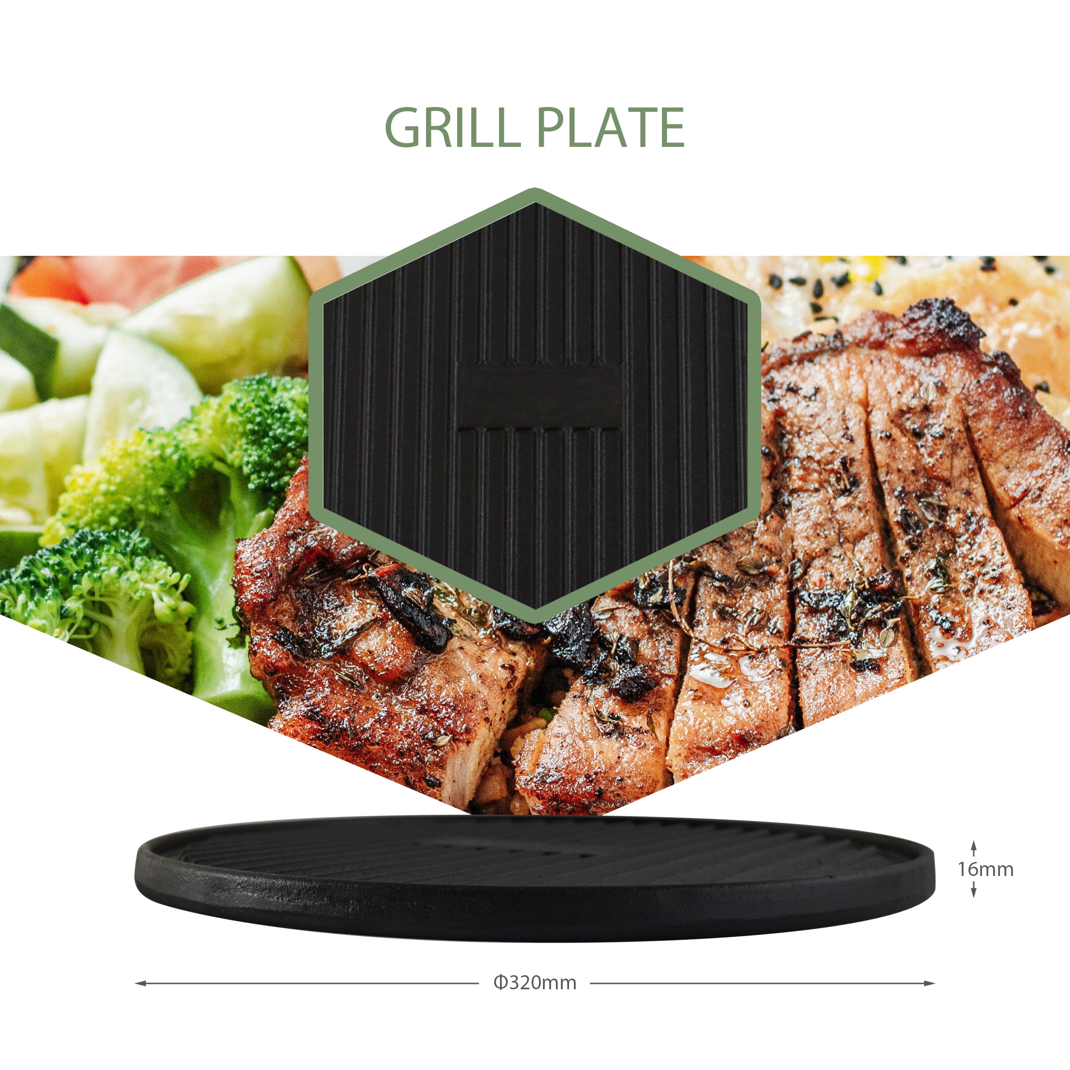 Meateor Zubehör Basis-Set für Ambiente Feuertisch 2in1 - Meateor